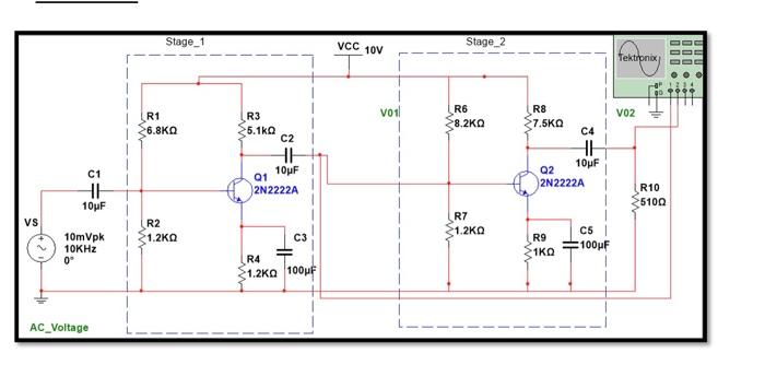 Solved Post lab Task 2: Frequency response 1. Build the | Chegg.com Solved Post lab Task 2: Frequency response 1. Build the | Chegg.com