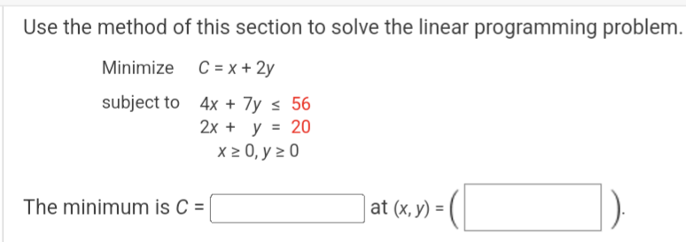 Solved Use the method of this section to solve the linear | Chegg.com