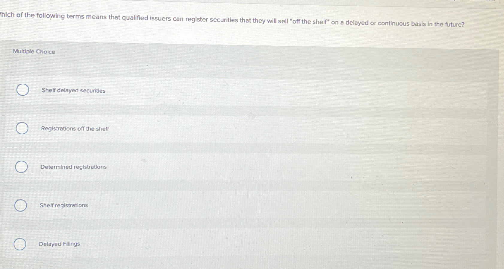 Solved hich of the following terms means that qualified | Chegg.com Solved hich of the following terms means that qualified | Chegg.com