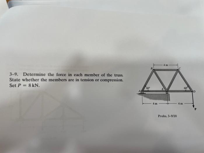 Solved 3-17. Specify the type of compound truss and | Chegg.com