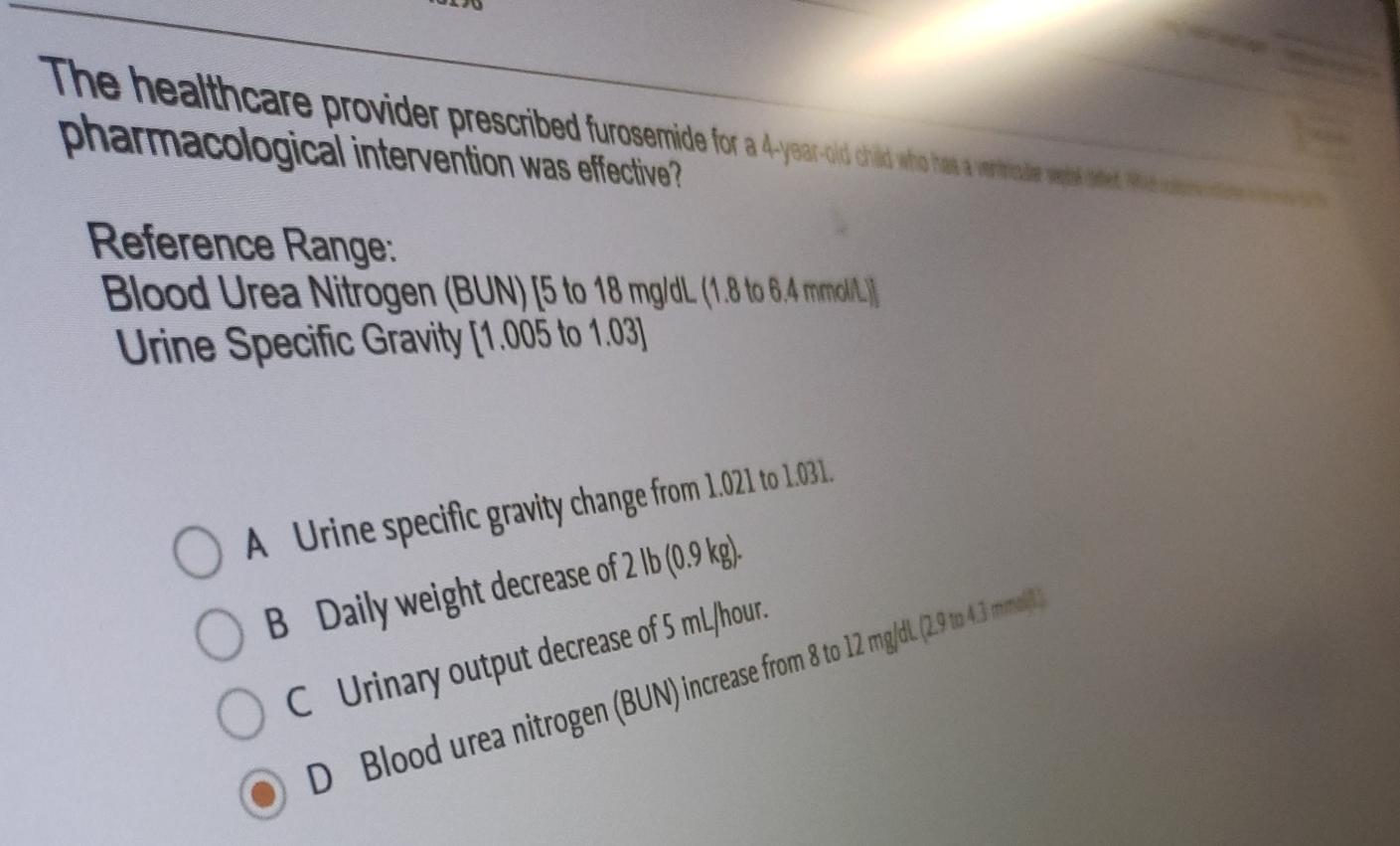 Solved pharmacological intervention was effective?Reference | Chegg.com