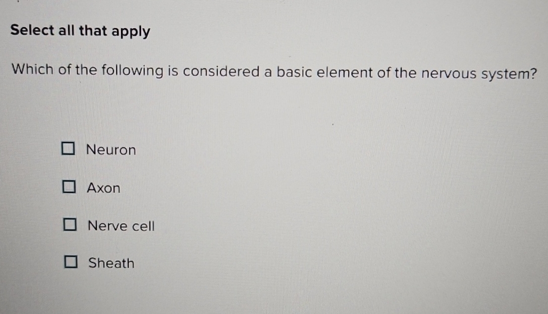 Solved Select all that applyWhich of the following is | Chegg.com