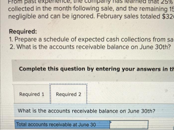 Solved Exercise 8-1 (Algo) Schedule of Expected Cash | Chegg.com