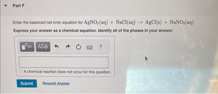 Solved Enter the balanced net ionic equation for | Chegg.com