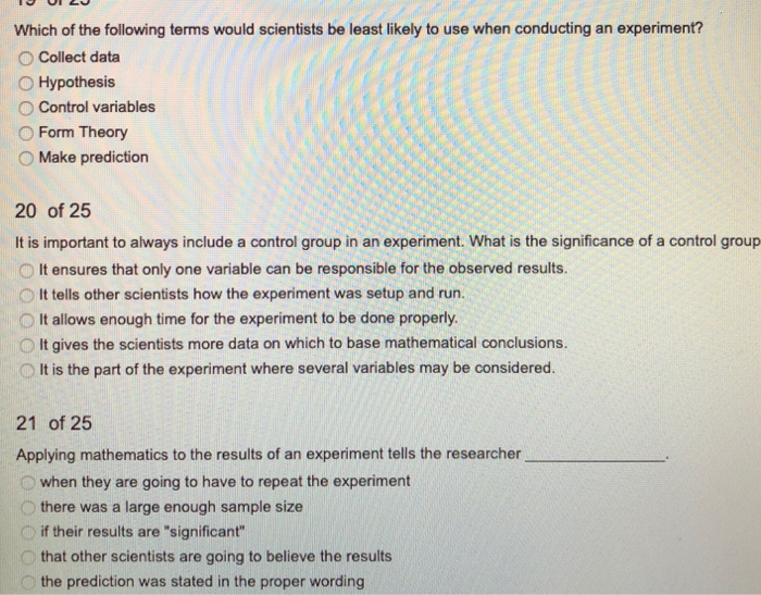 Solved When Can A Hypothesis Be Accepted As Absolutely True Chegg