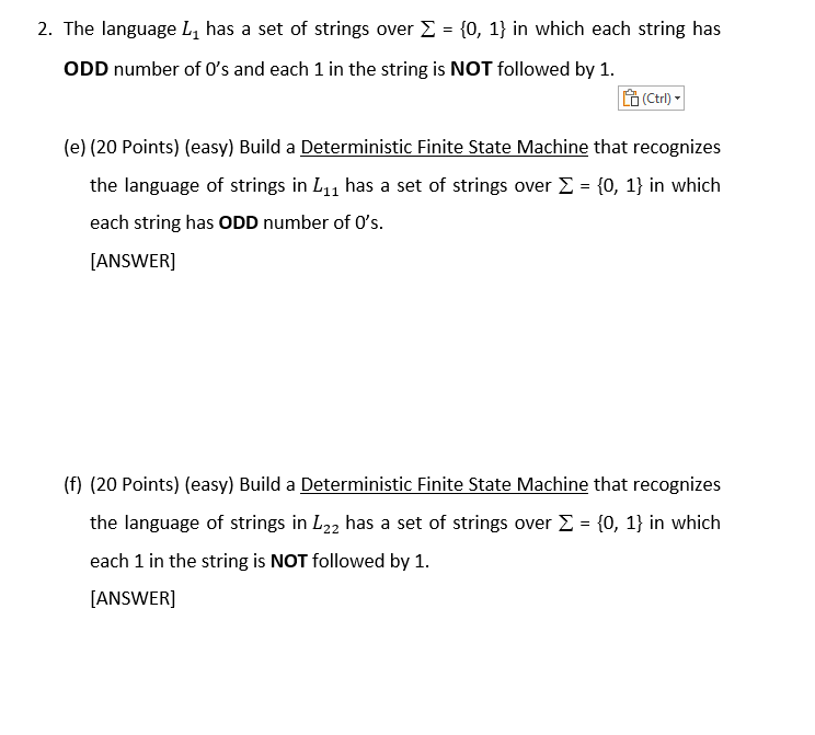 Solved The language L_(1) ﻿has a set of strings over \sum | Chegg.com