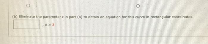 Solved (a) Sketch the graph of the parametric curve. | Chegg.com