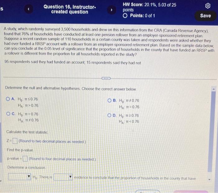Solved A study, which randomly surveyed 3,500 households and | Chegg.com