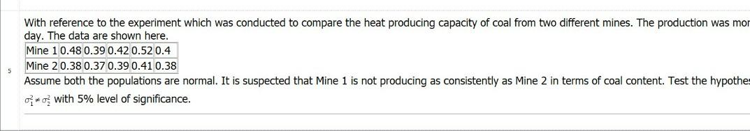 Solved With reference to the experiment which was conducted | Chegg.com