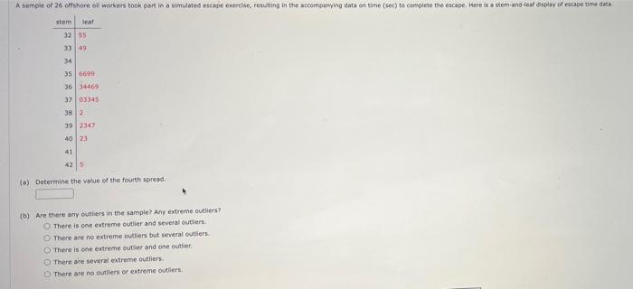 [Solved]: (a) Determine the value of the fourth spread. (b)