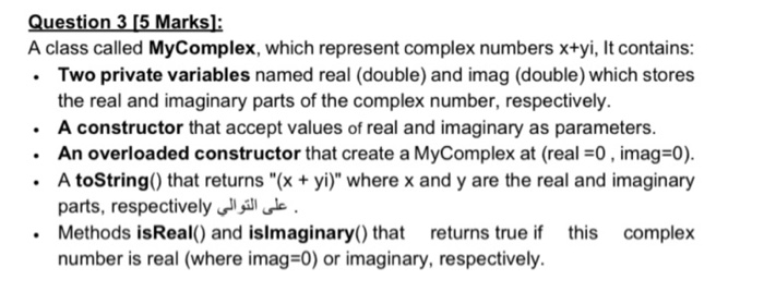 Solved Question 4 [5 Marks : Create a class named Circle. | Chegg.com