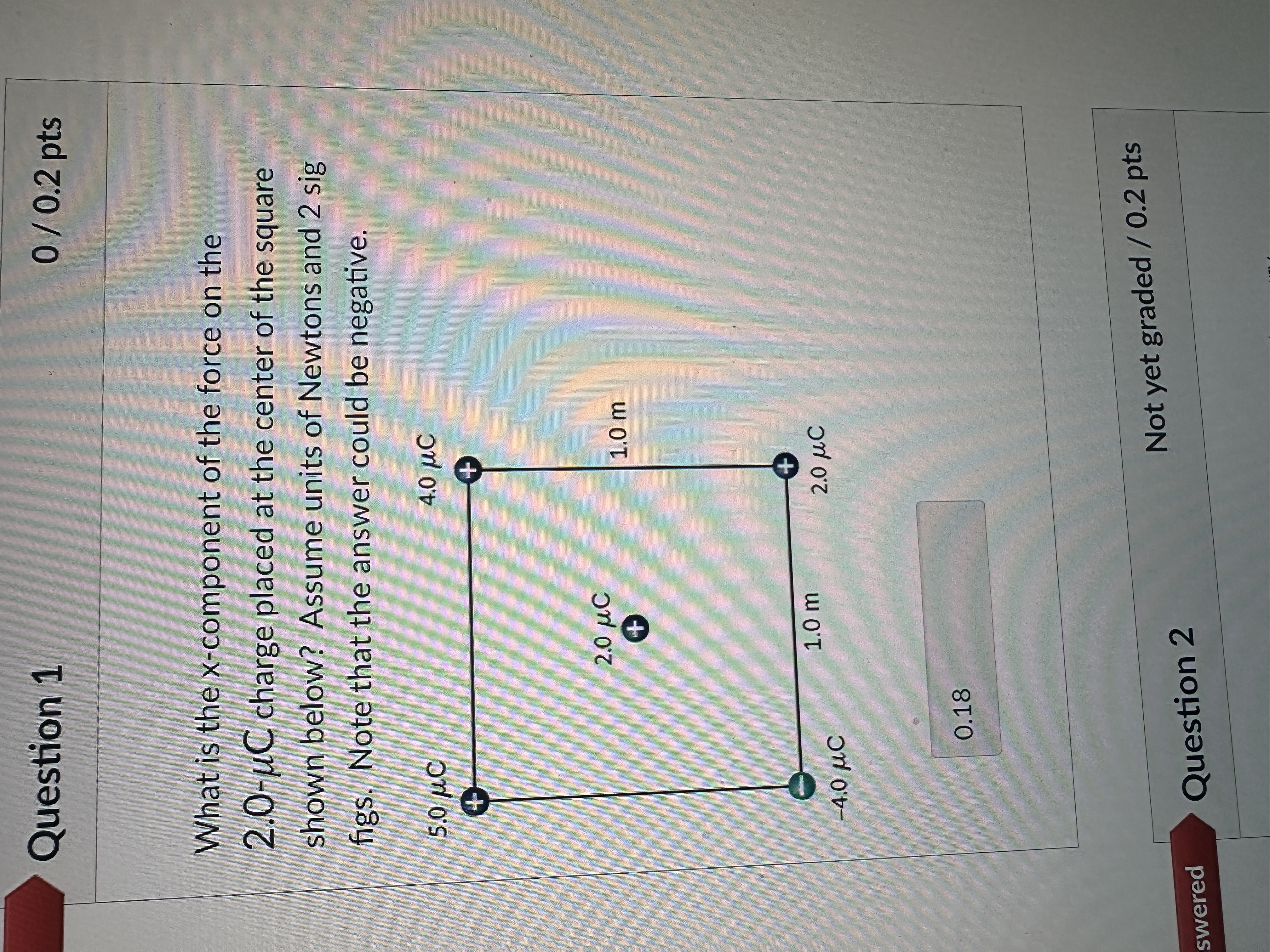 Question 1 ﻿What is the \( ﻿x \)-component of the | Chegg.com