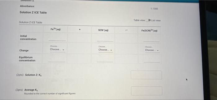 Solved (39pts) Part 2. Calculations of K0 from solutions | Chegg.com