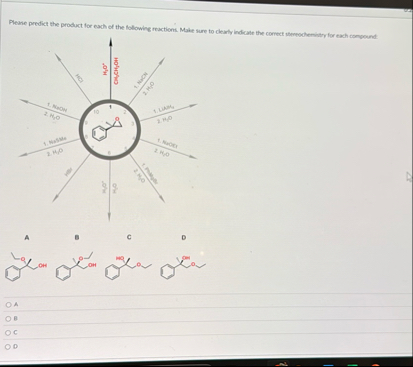Solved Please predict the product for each of the following | Chegg.com
