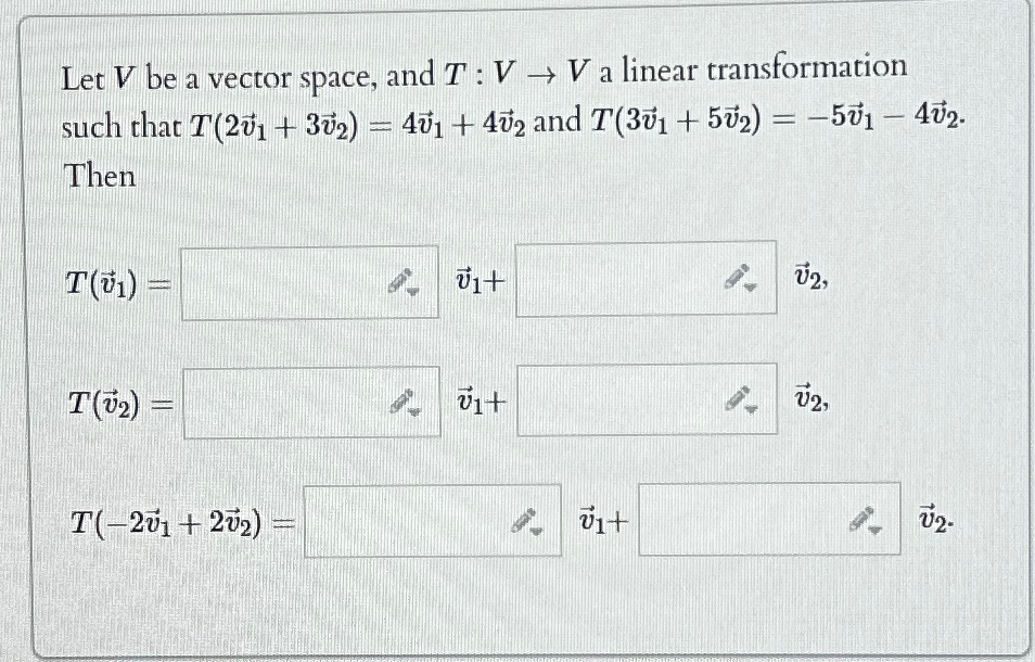Solved Let V ﻿be a vector space, and T:V→V ﻿a linear | Chegg.com