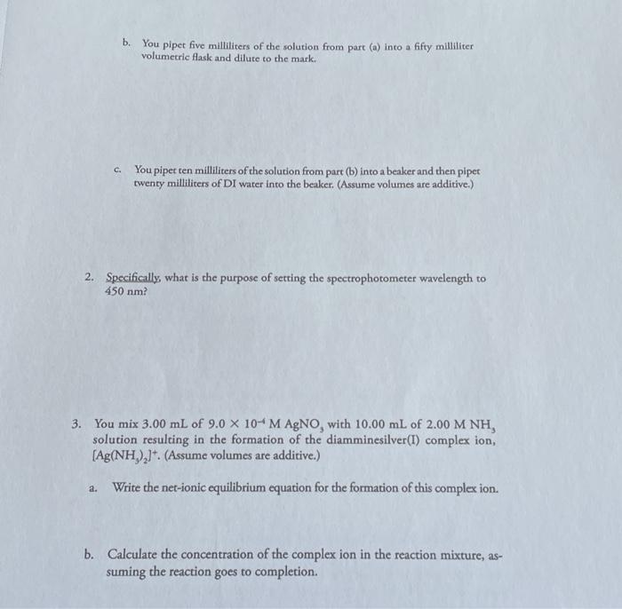 Solved Equilibrium ConstantTable 2. Composition of Solution | Chegg.com