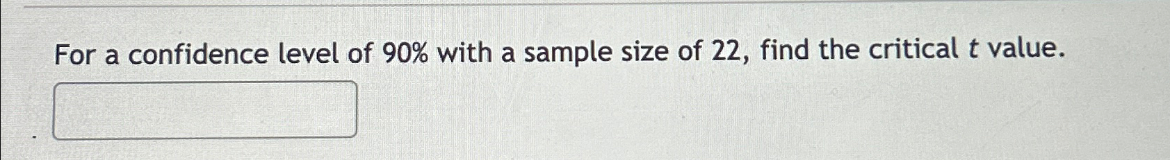 Solved For a confidence level of 90% ﻿with a sample size of | Chegg.com