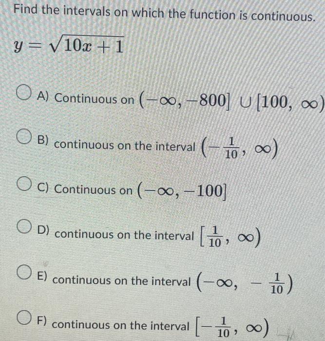 Solved Provide an appropriate response. If f continuous at | Chegg.com