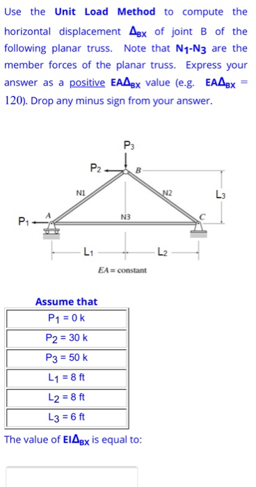 Solved Consider the problem of computing the deflection at B | Chegg.com