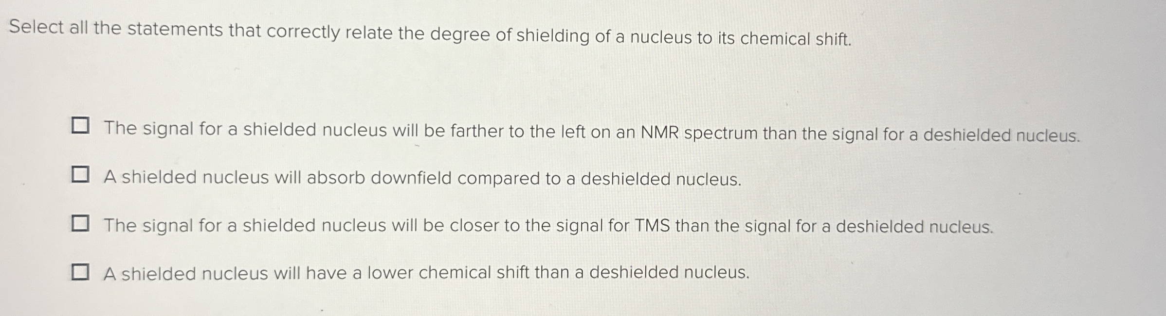 Solved Select all the statements that correctly relate the | Chegg.com