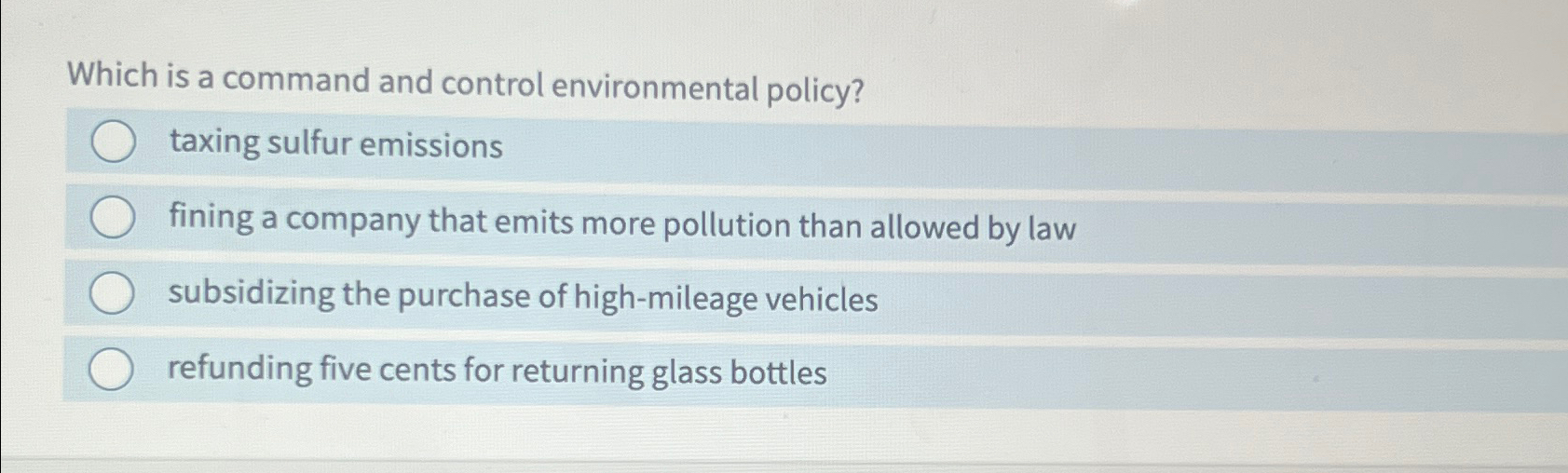 Solved Which is a command and control environmental | Chegg.com