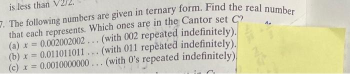 Solved The following numbers are given in ternary form. Find | Chegg.com
