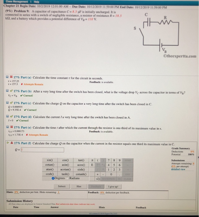 Solved Class Management Help Chapter 21 Begin Date: | Chegg.com