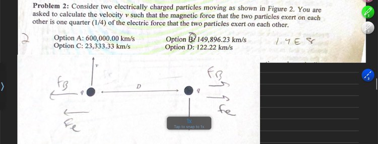 Solved Problem 2: Consider two electrically charged | Chegg.com