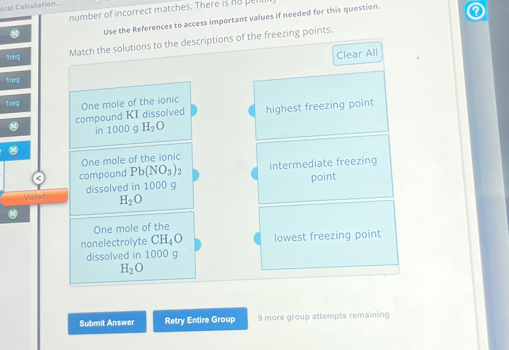 Solved number of incorrect matches. There isMatch the | Chegg.com