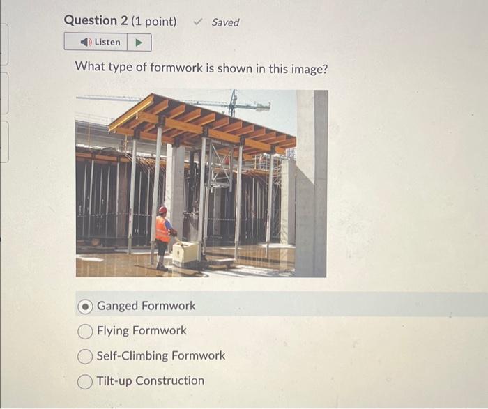 Solved Question 2 (1 point) Saved Listen What type of | Chegg.com
