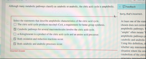Solved Althoogh many metabolic pathways classify as | Chegg.com
