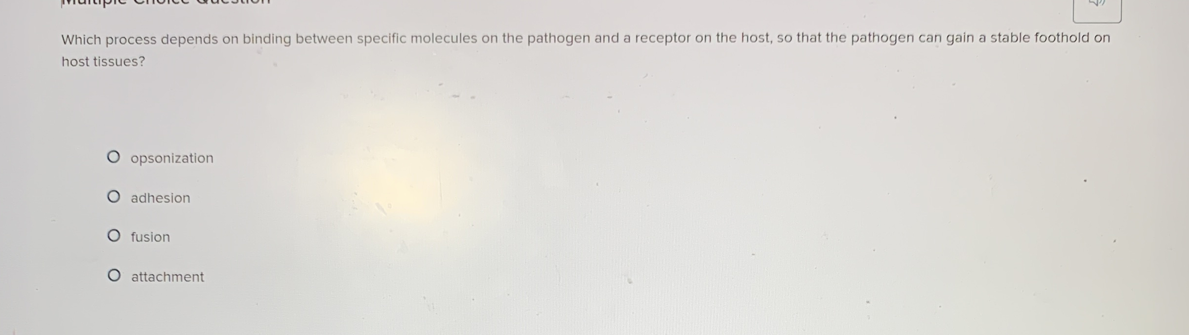 Solved Which process depends on binding between specific | Chegg.com
