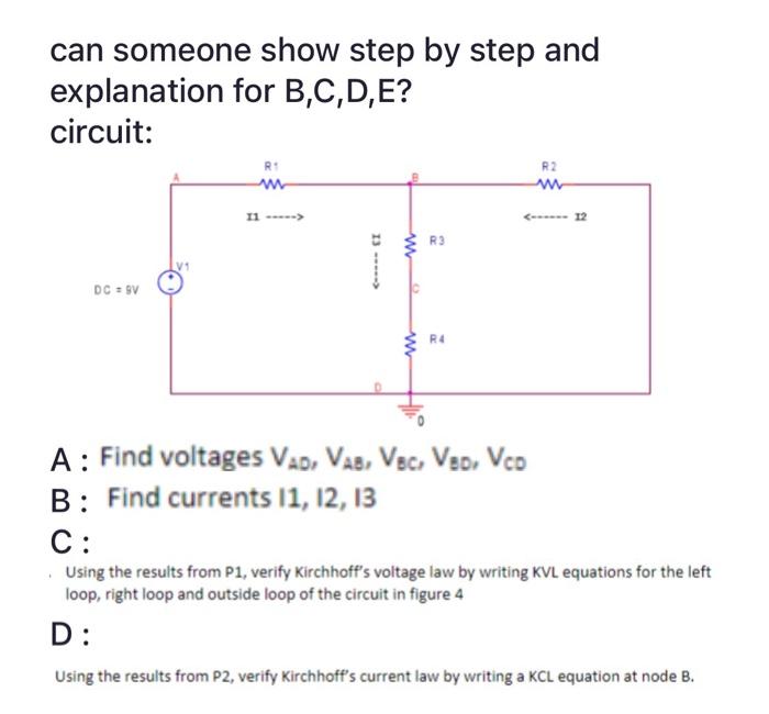 Solved ze the circuit in figure 4 by hand as follows: Jse | Chegg.com