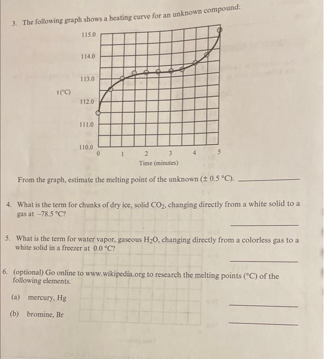 A. Cooling Curve and Freezing Point - Trial | Chegg.com