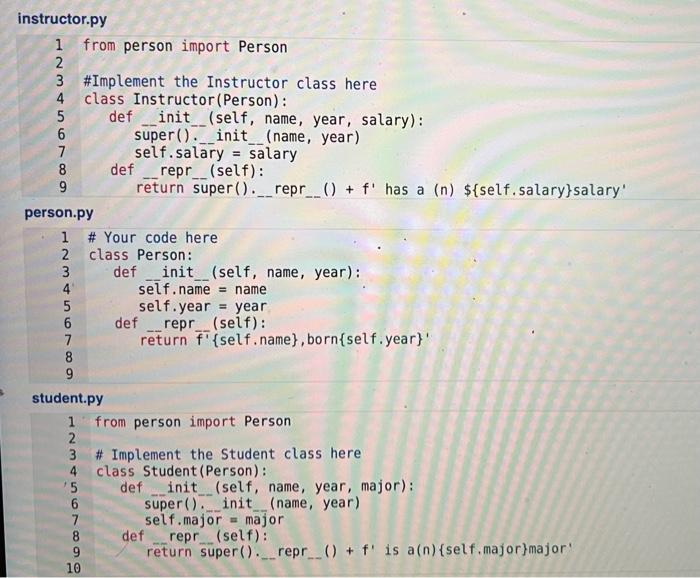Solved In python 3 please!!!Please create or change the code | Chegg.com
