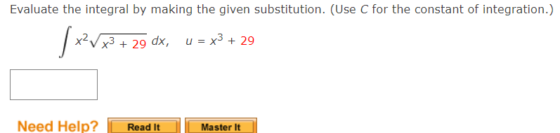 Solved Evaluate the integral by making the given | Chegg.com