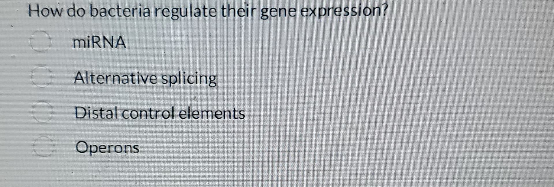 Solved How do bacteria regulate their gene | Chegg.com