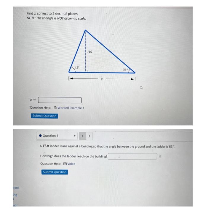 Solved Find a correct to 2 decimal places. NOTE: The | Chegg.com