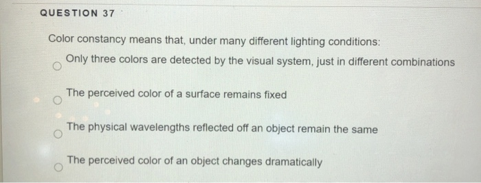 Solved Question 7 According To The Geon Theory Of Object