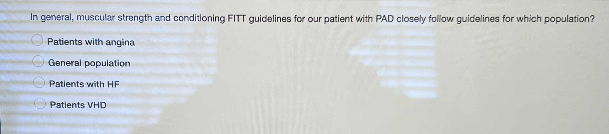 In general, muscular strength and conditioning FITT | Chegg.com