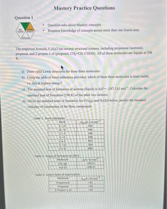 Solved Mastery Practice Questions Question 1 - Question asks | Chegg.com