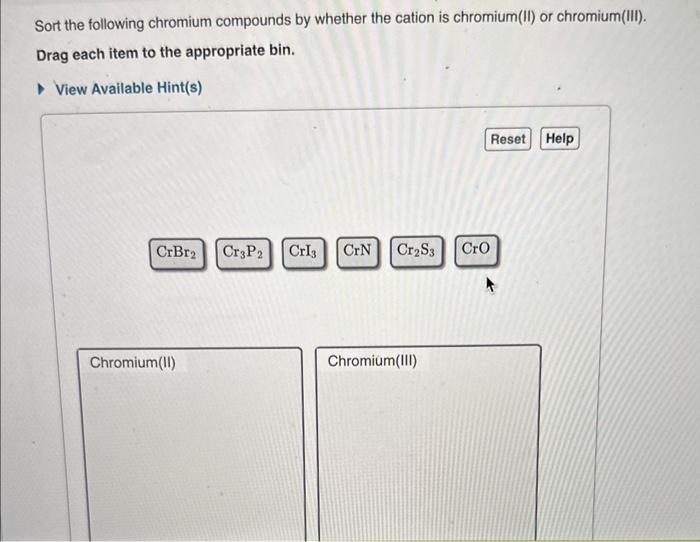 Solved What is the formula for nickel(III) oxide? Express | Chegg.com