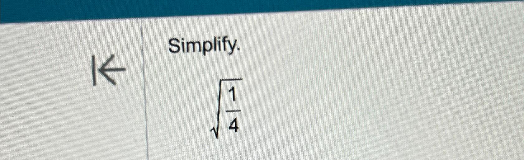 Solved Simplify.142 | Chegg.com