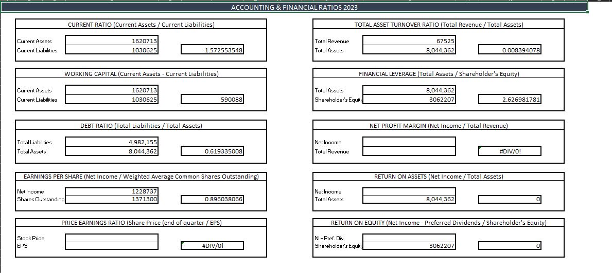 FIN 320 ﻿Project Two Guidelines and | Chegg.com