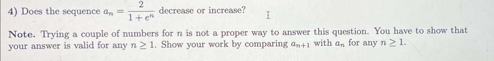 Solved Clearly show and expalin each step please.does the | Chegg.com
