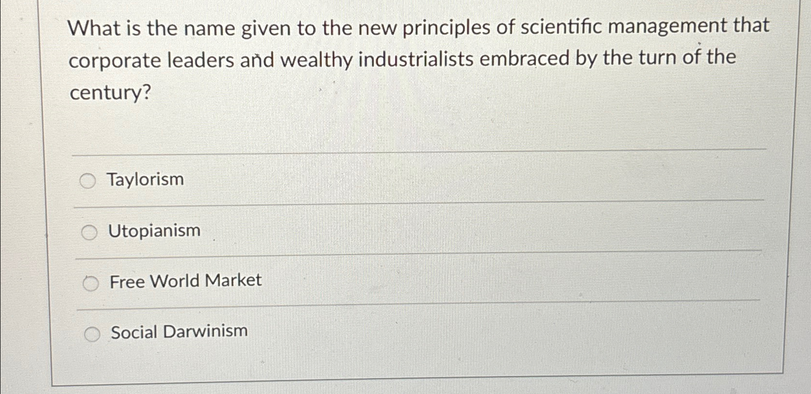 Solved What is the name given to the new principles of | Chegg.com
