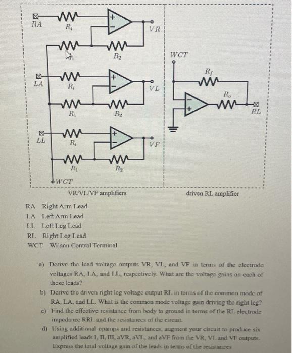 Solved RA Right Arm I ead I.A l.eft Arm l.ead I. I.eft.og | Chegg.com
