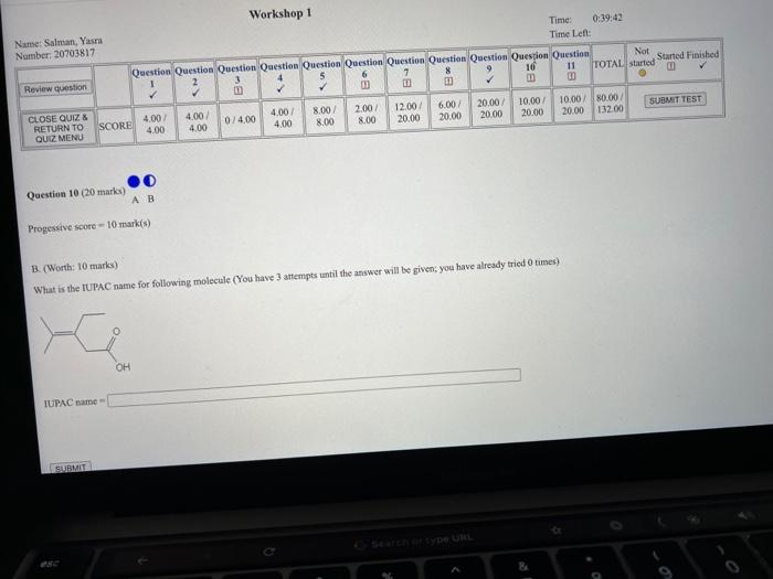 Solved For the following molecules, 2-chloropentane, | Chegg.com