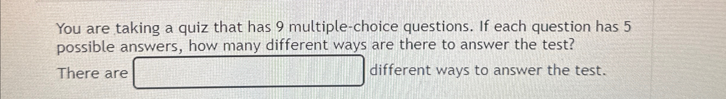 Solved You are taking a quiz that has 9 ﻿multiple-choice | Chegg.com