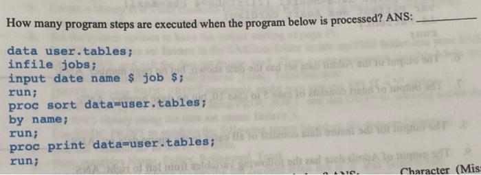Solved How many program steps are executed when the program | Chegg.com